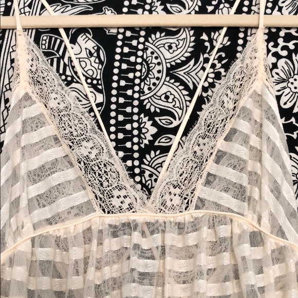 LILLY OF FRANCE | Intimates & Sleepwear | Vintage Ivory Sheer Ribbon ...